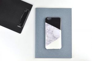 White Marble iPhone Case - Hello Supply Modern Jewelry